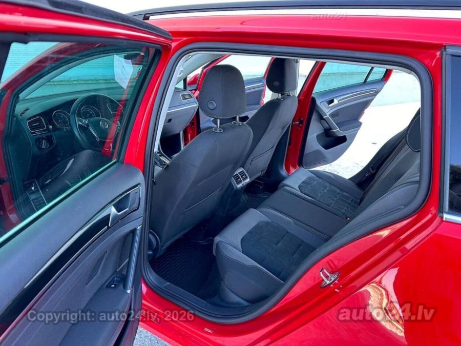 Red Volkswagen Golf 2018 in Valga, with an engine capacity of 2.00 L and mileage of 290 thousand km for 10950 €, photo 20 on AUTOMOTO.COM.LV