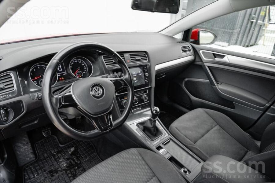 Sarkans Volkswagen Golf 2019 Rīga, ar dzinēja tilpumu 1.50 L un nobraukumu 180 tūkst. km par 8800 €, foto 8 vietnē AUTOMOTO.COM.LV