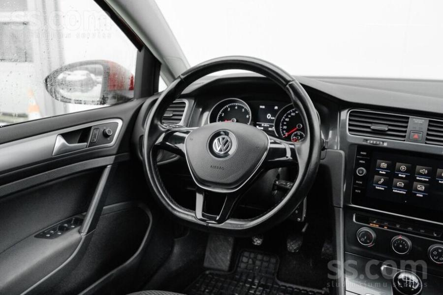 Sarkans Volkswagen Golf 2019 Rīga, ar dzinēja tilpumu 1.50 L un nobraukumu 180 tūkst. km par 8800 €, foto 9 vietnē AUTOMOTO.COM.LV