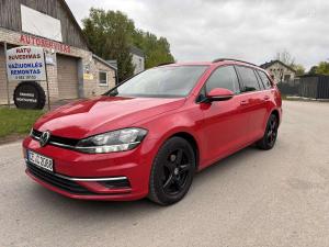 Sarkans Volkswagen Golf 2019 Panevēža, ar dzinēja tilpumu 1.60 L un nobraukumu 244 tūkst. km par 7200 €, foto  vietnē AUTOMOTO.COM.LV