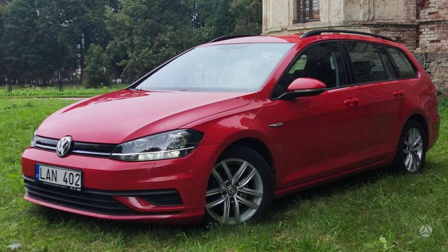 Sarkans Volkswagen Golf 2019 Viļņa, ar dzinēja tilpumu 1.50 L un nobraukumu 139 tūkst. km par 9350 €, foto 4 vietnē AUTOMOTO.COM.LV