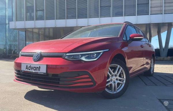 Sarkans Volkswagen Golf 2022 Viļņa, ar dzinēja tilpumu 1.50 L un nobraukumu 54 tūkst. km par 13190 €, foto 1 vietnē AUTOMOTO.COM.LV