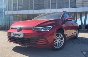 Red Volkswagen Golf 2022 in Vilnius, with an engine capacity of 1.50 L and mileage of 54 thousand km for 13190 €, photo  on AUTOMOTO.COM.LV