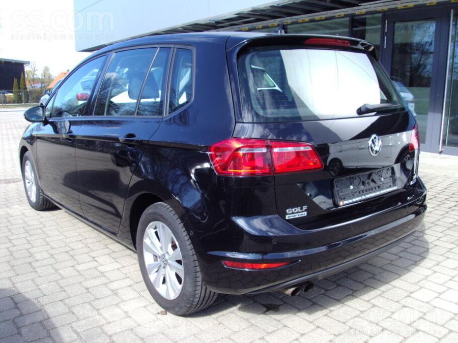 Melns Volkswagen Golf Sportsvan 2014 Rīga, ar dzinēja tilpumu 1.40 L un nobraukumu 116 tūkst. km par 10500 €, foto 5 vietnē AUTOMOTO.COM.LV