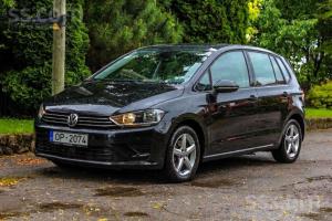 Melns Volkswagen Golf Sportsvan 2014 Jelgava, ar dzinēja tilpumu 1.60 L un nobraukumu 313 tūkst. km par 5396 €, foto  vietnē AUTOMOTO.COM.LV