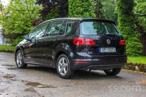 Melns Volkswagen Golf Sportsvan 2014 Jelgava, ar dzinēja tilpumu 1.60 L un nobraukumu 313 tūkst. km par 5396 €, foto 5 vietnē AUTOMOTO.COM.LV