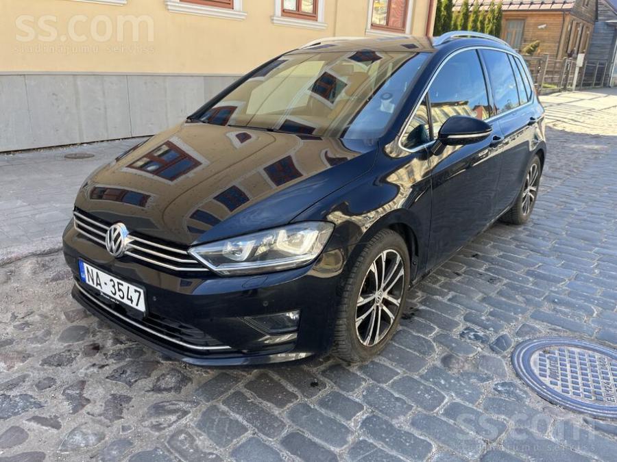 Melns Volkswagen Golf Sportsvan 2015 Jelgava, ar dzinēja tilpumu 1.60 L un nobraukumu 0 tūkst. km par 5590 €, foto 1 vietnē AUTOMOTO.COM.LV