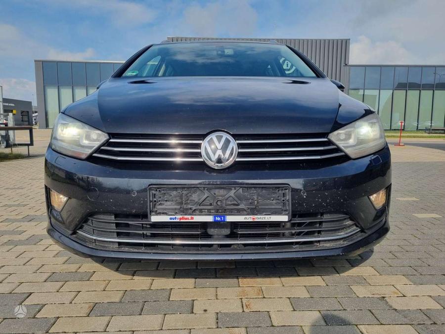 Melns Volkswagen Golf Sportsvan 2015 Šauļi, ar dzinēja tilpumu 1.97 L un nobraukumu 259 tūkst. km par 7900 €, foto 4 vietnē AUTOMOTO.COM.LV