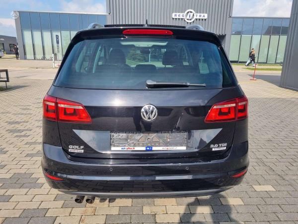 Black Volkswagen Golf Sportsvan 2015 in Siauliai, with an engine capacity of 1.97 L and mileage of 259 thousand km for 7900 €, photo 10 on AUTOMOTO.COM.LV