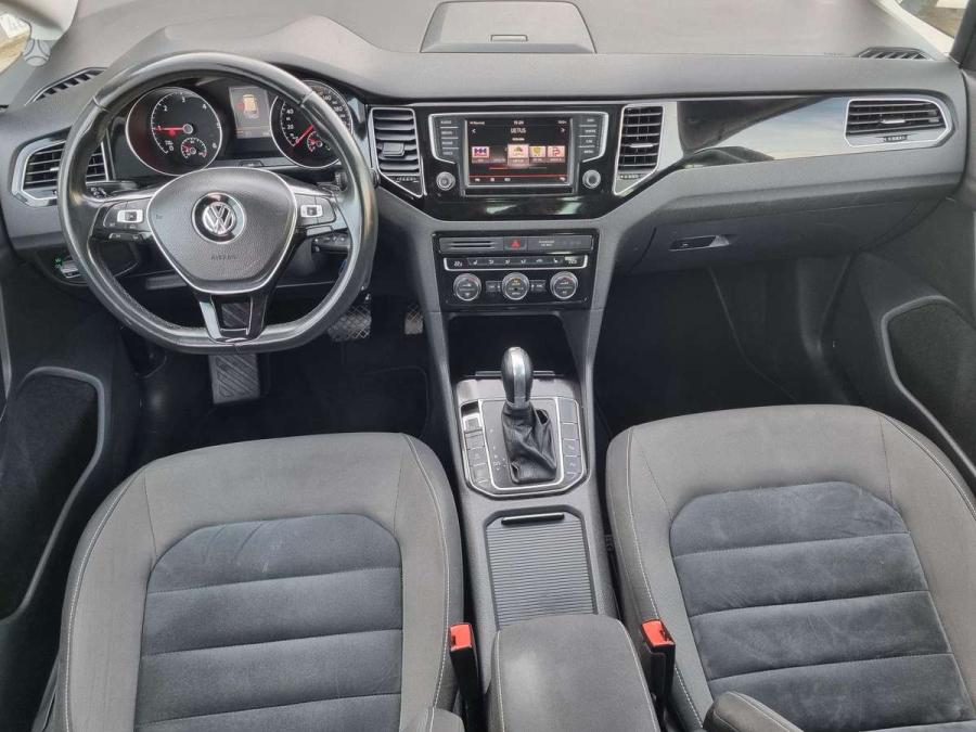 Melns Volkswagen Golf Sportsvan 2015 Šauļi, ar dzinēja tilpumu 1.97 L un nobraukumu 259 tūkst. km par 7900 €, foto 19 vietnē AUTOMOTO.COM.LV