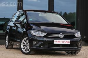 Melns Volkswagen Golf Sportsvan 2014 Tukums, ar dzinēja tilpumu 2.00 L un nobraukumu 233 tūkst. km par 9490 €, foto  vietnē AUTOMOTO.COM.LV