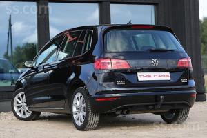 Melns Volkswagen Golf Sportsvan 2014 Tukums, ar dzinēja tilpumu 2.00 L un nobraukumu 233 tūkst. km par 9490 €, foto 5 vietnē AUTOMOTO.COM.LV
