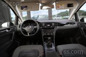 Melns Volkswagen Golf Sportsvan 2014 Tukums, ar dzinēja tilpumu 2.00 L un nobraukumu 233 tūkst. km par 9490 €, foto 8 vietnē AUTOMOTO.COM.LV
