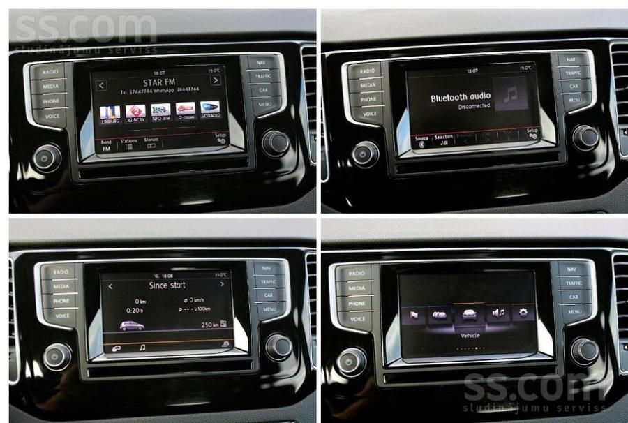 Melns Volkswagen Golf Sportsvan 2014 Tukums, ar dzinēja tilpumu 2.00 L un nobraukumu 233 tūkst. km par 9490 €, foto 19 vietnē AUTOMOTO.COM.LV