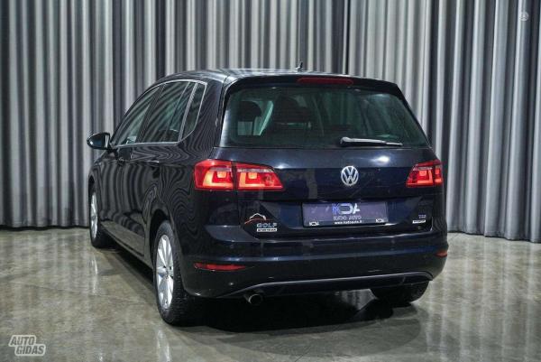 Black Volkswagen Golf Sportsvan 2015 in Marijampole, with an engine capacity of 1.60 L and mileage of 293 thousand km for 8450 €, photo 9 on AUTOMOTO.COM.LV