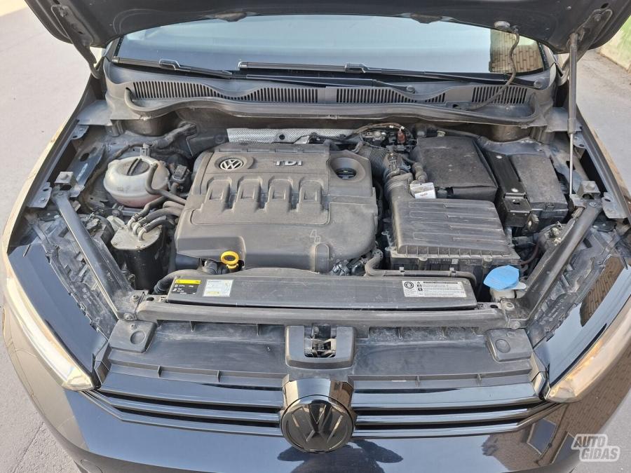 Black Volkswagen Golf Sportsvan 2015 in Klaipeda, with an engine capacity of 1.60 L and mileage of 238 thousand km for 7999 €, photo 10 on AUTOMOTO.COM.LV