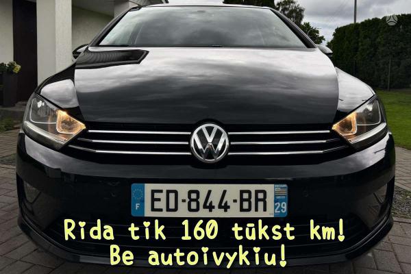 Melns Volkswagen Golf Sportsvan 2017 Kauņa, ar dzinēja tilpumu 1.60 L un nobraukumu 160 tūkst. km par 8450 €, foto 1 vietnē AUTOMOTO.COM.LV