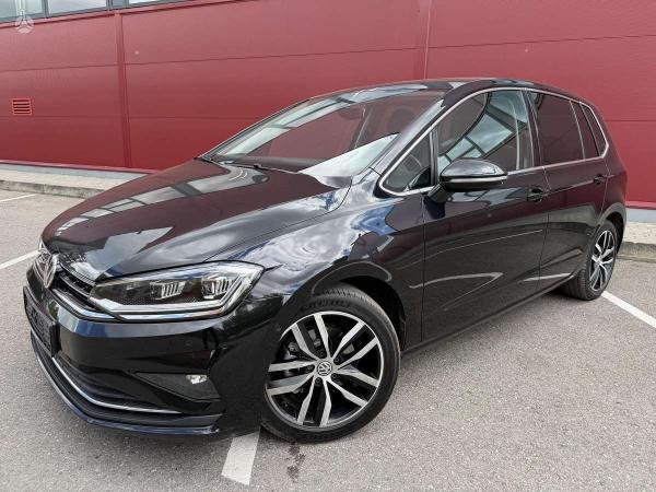 Black Volkswagen Golf Sportsvan 2018 in Kaunas, with an engine capacity of 1.50 L and mileage of 240 thousand km for 10450 €, photo 1 on AUTOMOTO.COM.LV