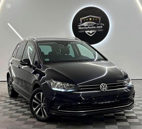 Black Volkswagen Golf Sportsvan 2019 in Marijampole, with an engine capacity of 1.60 L and mileage of 195 thousand km for 11999 €, photo 1 on AUTOMOTO.COM.LV