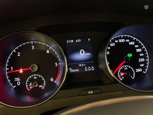 Black Volkswagen Golf Sportsvan 2019 in Marijampole, with an engine capacity of 1.60 L and mileage of 195 thousand km for 11999 €, photo 5 on AUTOMOTO.COM.LV
