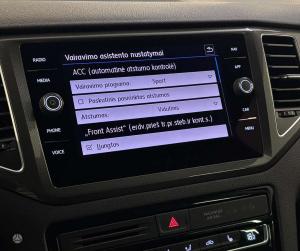 Black Volkswagen Golf Sportsvan 2019 in Marijampole, with an engine capacity of 1.60 L and mileage of 195 thousand km for 11999 €, photo 13 on AUTOMOTO.COM.LV
