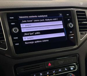 Black Volkswagen Golf Sportsvan 2019 in Marijampole, with an engine capacity of 1.60 L and mileage of 195 thousand km for 11999 €, photo 14 on AUTOMOTO.COM.LV