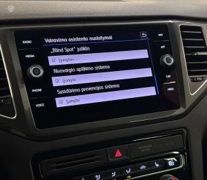 Black Volkswagen Golf Sportsvan 2019 in Marijampole, with an engine capacity of 1.60 L and mileage of 195 thousand km for 11999 €, photo 15 on AUTOMOTO.COM.LV