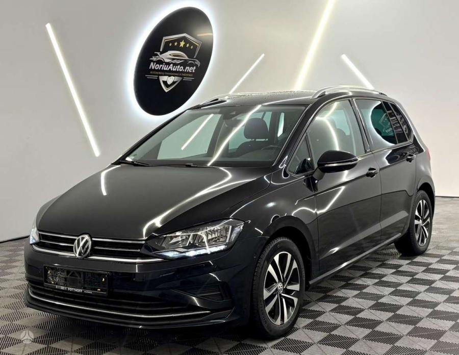 Black Volkswagen Golf Sportsvan 2019 in Marijampole, with an engine capacity of 1.60 L and mileage of 195 thousand km for 11999 €, photo 29 on AUTOMOTO.COM.LV