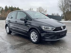 Black Volkswagen Golf Sportsvan 2017 in Viljandi, with an engine capacity of 1.20 L and mileage of 138 thousand km for 8980 €, photo 2 on AUTOMOTO.COM.LV