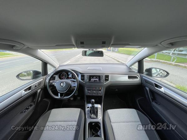 Black Volkswagen Golf Sportsvan 2017 in Viljandi, with an engine capacity of 1.20 L and mileage of 140 thousand km for 7980 €, photo 10 on AUTOMOTO.COM.LV
