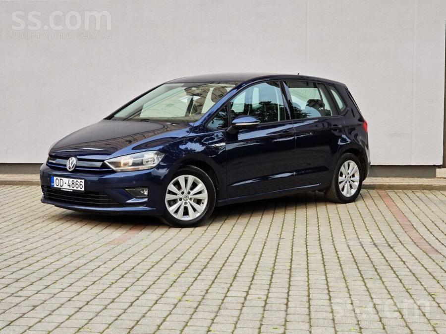 Zils Volkswagen Golf Sportsvan 2014 Tukums, ar dzinēja tilpumu 1.60 L un nobraukumu 250 tūkst. km par 6700 €, foto 3 vietnē AUTOMOTO.COM.LV