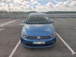 Blue Volkswagen Golf Sportsvan 2014 in Vilnius, with an engine capacity of 1.40 L and mileage of 130 thousand km for 8500 €, photo  on AUTOMOTO.COM.LV