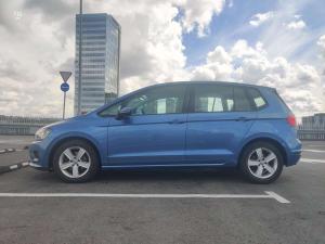 Blue Volkswagen Golf Sportsvan 2014 in Vilnius, with an engine capacity of 1.40 L and mileage of 130 thousand km for 8500 €, photo 4 on AUTOMOTO.COM.LV