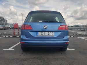 Blue Volkswagen Golf Sportsvan 2014 in Vilnius, with an engine capacity of 1.40 L and mileage of 130 thousand km for 8500 €, photo 6 on AUTOMOTO.COM.LV