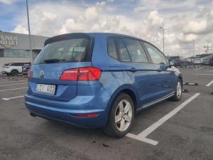 Blue Volkswagen Golf Sportsvan 2014 in Vilnius, with an engine capacity of 1.40 L and mileage of 130 thousand km for 8500 €, photo 7 on AUTOMOTO.COM.LV