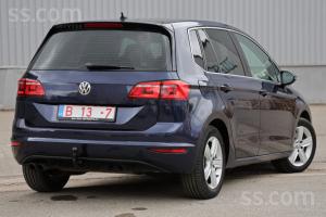 Zils Volkswagen Golf Sportsvan 2015 Tukums, ar dzinēja tilpumu 2.00 L un nobraukumu 283 tūkst. km par 8700 €, foto 4 vietnē AUTOMOTO.COM.LV