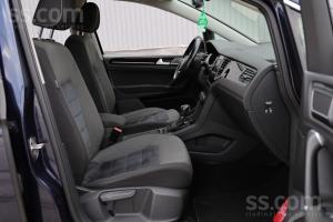 Zils Volkswagen Golf Sportsvan 2015 Tukums, ar dzinēja tilpumu 2.00 L un nobraukumu 283 tūkst. km par 8700 €, foto 7 vietnē AUTOMOTO.COM.LV