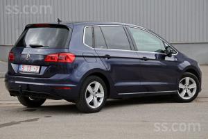 Zils Volkswagen Golf Sportsvan 2015 Tukums, ar dzinēja tilpumu 2.00 L un nobraukumu 283 tūkst. km par 8700 €, foto 17 vietnē AUTOMOTO.COM.LV