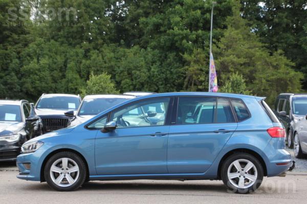 Blue Volkswagen Golf Sportsvan 2016 in Tukums, with an engine capacity of 1.60 L and mileage of 219 thousand km for 9990 €, photo 10 on AUTOMOTO.COM.LV