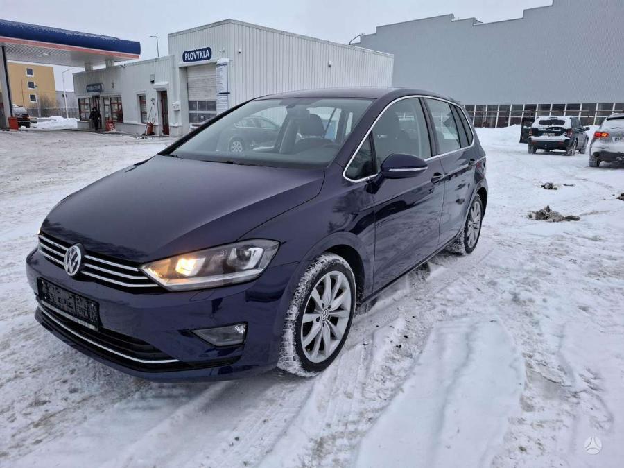 Zils Volkswagen Golf Sportsvan 2017 Rokiškis, ar dzinēja tilpumu 1.40 L un nobraukumu 122 tūkst. km par 7900 €, foto 2 vietnē AUTOMOTO.COM.LV