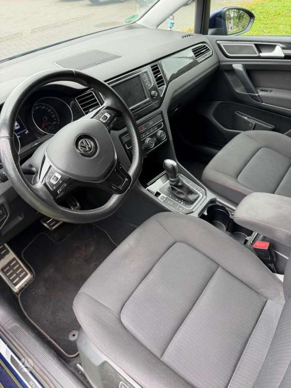 Zils Volkswagen Golf Sportsvan 2017 Marijampole, ar dzinēja tilpumu 1.40 L un nobraukumu 199 tūkst. km par 9650 €, foto 9 vietnē AUTOMOTO.COM.LV