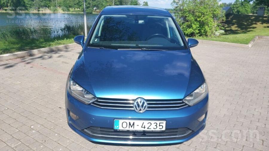 Zils Volkswagen Golf Sportsvan 2015 Alūksne, ar dzinēja tilpumu 1.40 L un nobraukumu 0 tūkst. km par 7400 €, foto 5 vietnē AUTOMOTO.COM.LV