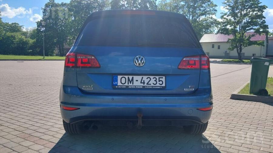 Zils Volkswagen Golf Sportsvan 2015 Alūksne, ar dzinēja tilpumu 1.40 L un nobraukumu 0 tūkst. km par 7400 €, foto 10 vietnē AUTOMOTO.COM.LV
