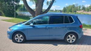 Zils Volkswagen Golf Sportsvan 2015 Alūksne, ar dzinēja tilpumu 1.40 L un nobraukumu 0 tūkst. km par 7400 €, foto 12 vietnē AUTOMOTO.COM.LV
