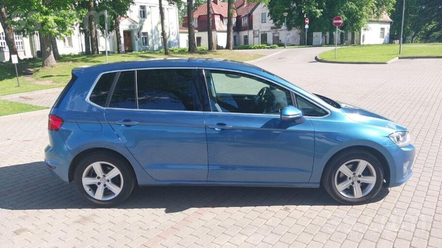 Zils Volkswagen Golf Sportsvan 2015 Alūksne, ar dzinēja tilpumu 1.40 L un nobraukumu 0 tūkst. km par 7400 €, foto 13 vietnē AUTOMOTO.COM.LV
