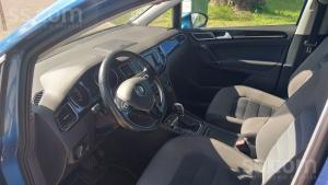 Zils Volkswagen Golf Sportsvan 2015 Alūksne, ar dzinēja tilpumu 1.40 L un nobraukumu 0 tūkst. km par 7400 €, foto 16 vietnē AUTOMOTO.COM.LV