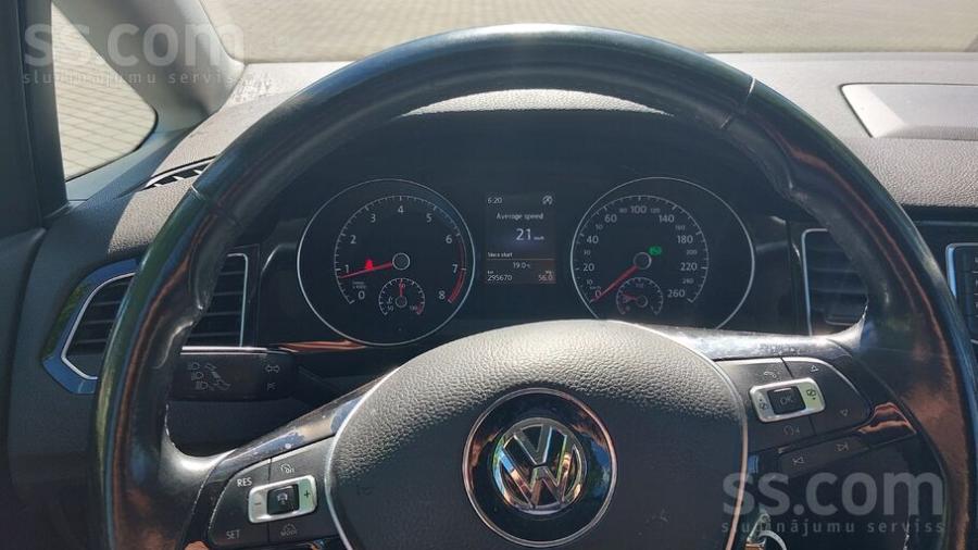 Zils Volkswagen Golf Sportsvan 2015 Alūksne, ar dzinēja tilpumu 1.40 L un nobraukumu 0 tūkst. km par 7400 €, foto 18 vietnē AUTOMOTO.COM.LV