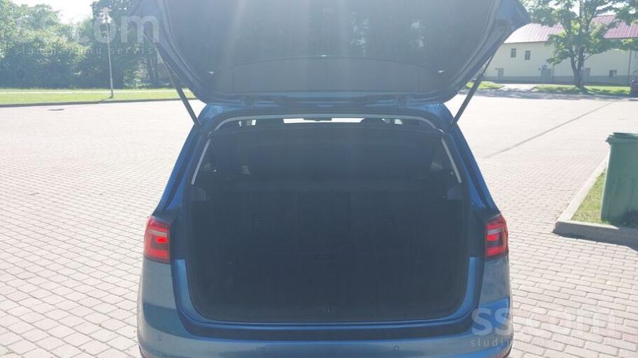 Zils Volkswagen Golf Sportsvan 2015 Alūksne, ar dzinēja tilpumu 1.40 L un nobraukumu 0 tūkst. km par 7400 €, foto 27 vietnē AUTOMOTO.COM.LV