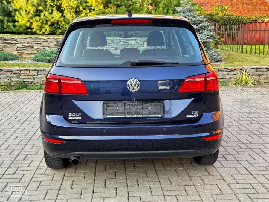 Zils Volkswagen Golf Sportsvan 2016 Viļņa, ar dzinēja tilpumu 1.20 L un nobraukumu 100 tūkst. km par 8399 €, foto 7 vietnē AUTOMOTO.COM.LV
