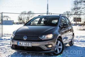 Brown Volkswagen Golf Sportsvan 2014 in Riga, with an engine capacity of 1.60 L and mileage of 198 thousand km for 7490 €, photo  on AUTOMOTO.COM.LV